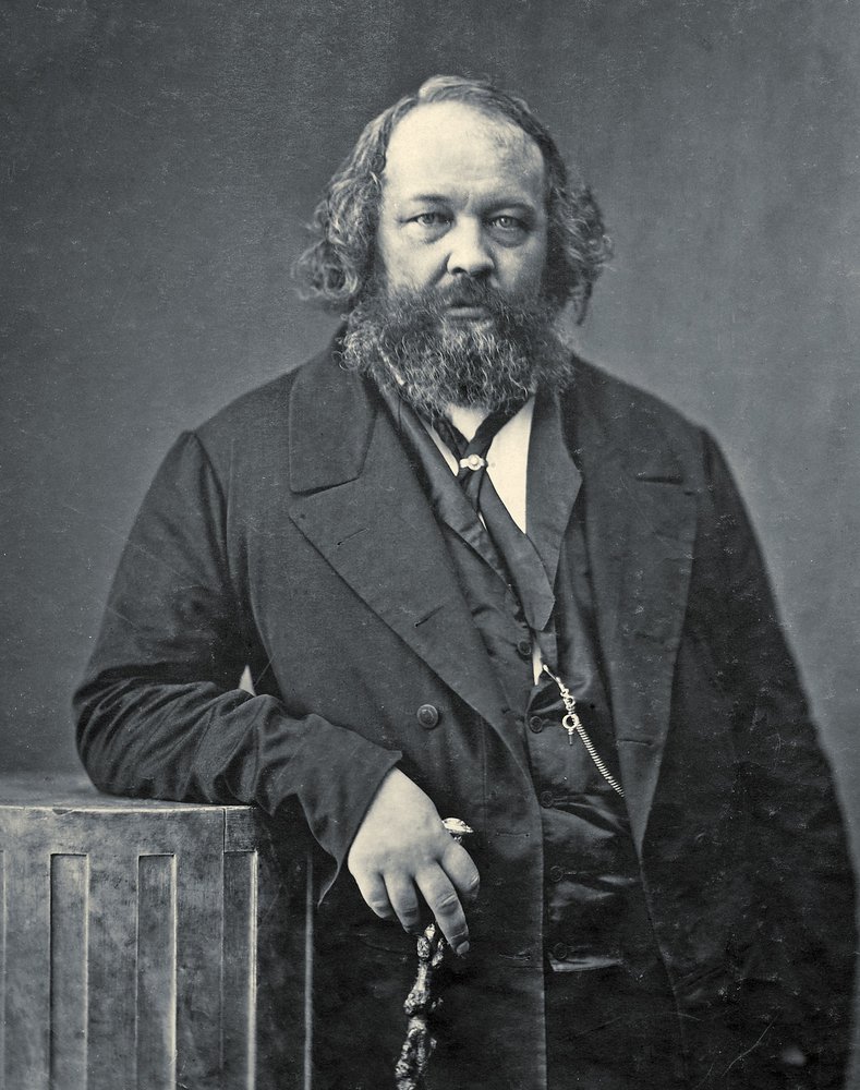Portrait of Mikhail Aleksandrovich Bakunin (c.1860) by Nadar
