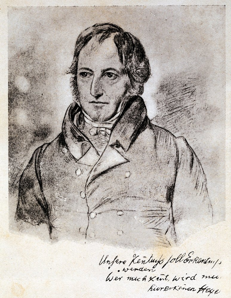 Portrait of Georg Wilhelm Friedrich Hegel (1770-1831), German ...