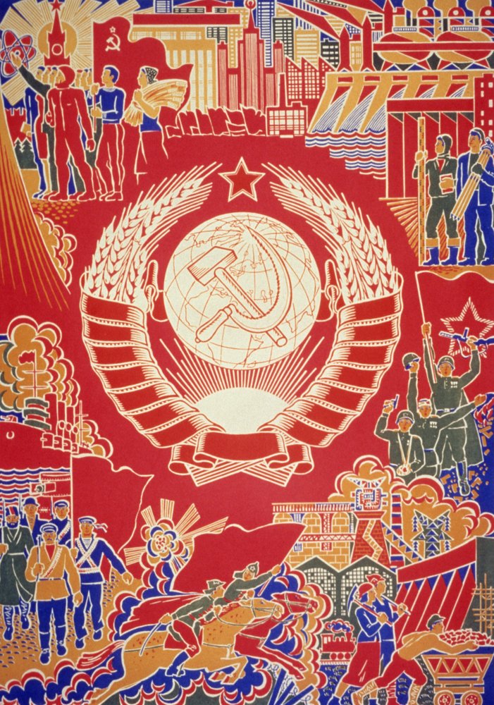Soviet Propaganda Poster: Under the Sun of the Motherland We Strengthen ...