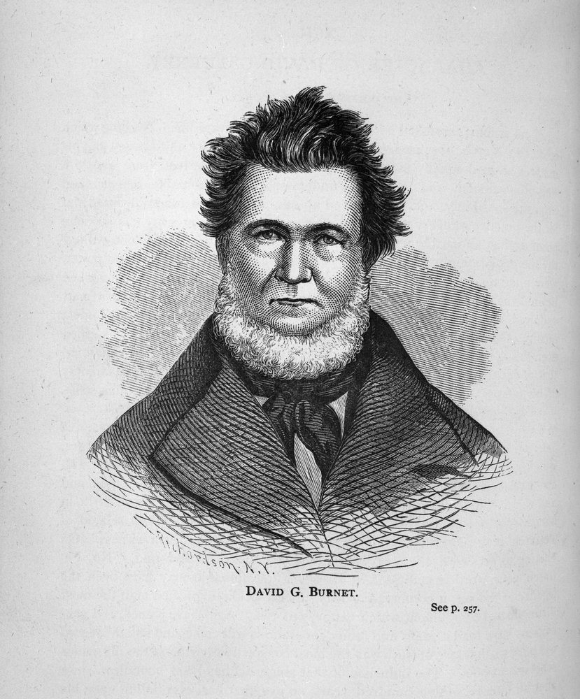 David G. Burnett, from Texas History Scrapbook