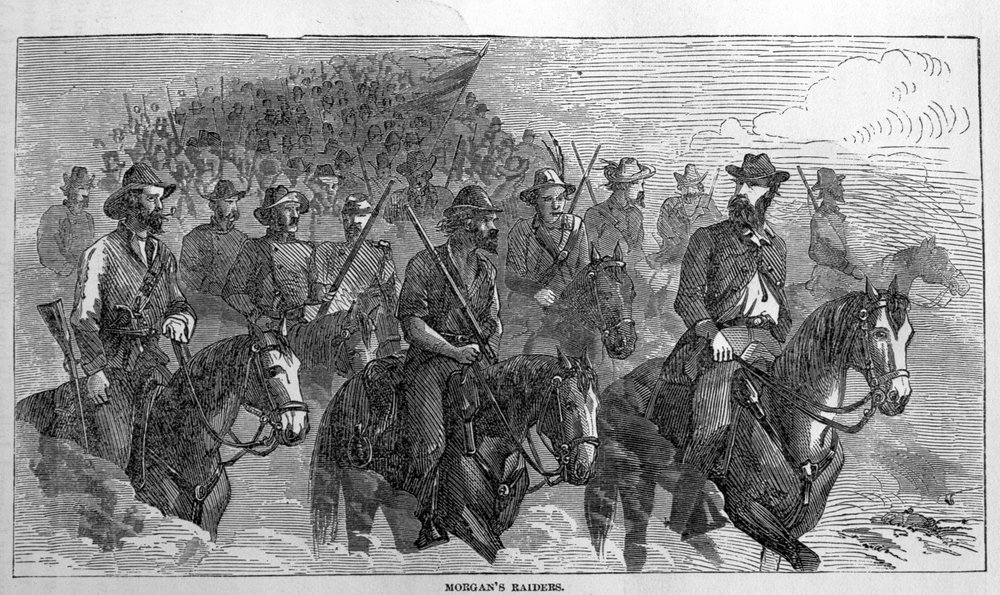 Morgans Raiders, from Harpers Pictorial History of the Civil War