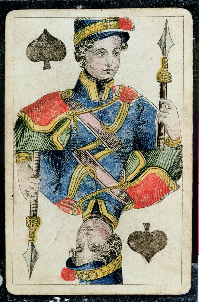 Playing Card: Jack of Spades by American School