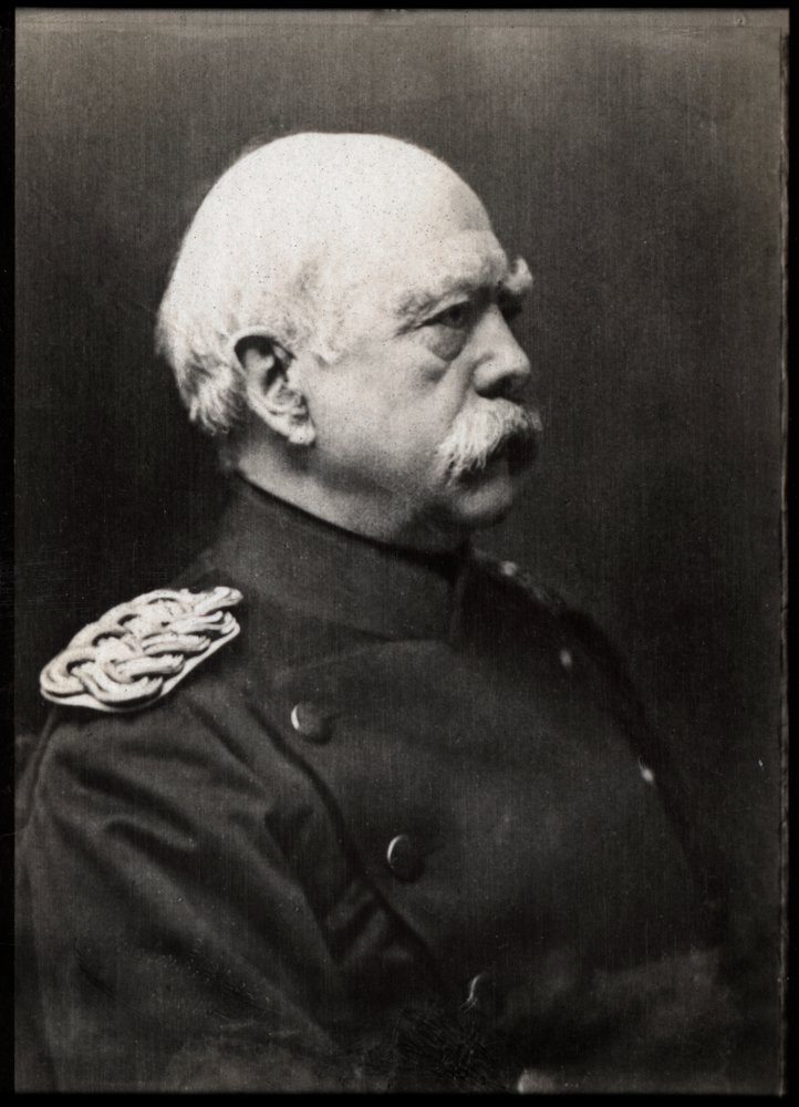 Portrait of Otto von Bismarck, German Prussian statesman