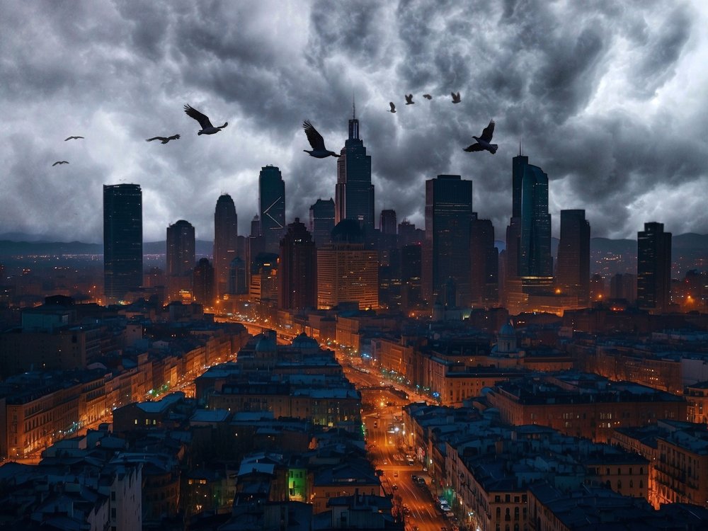 Dark Metro by Mario Witt: Highest-quality art reproduction