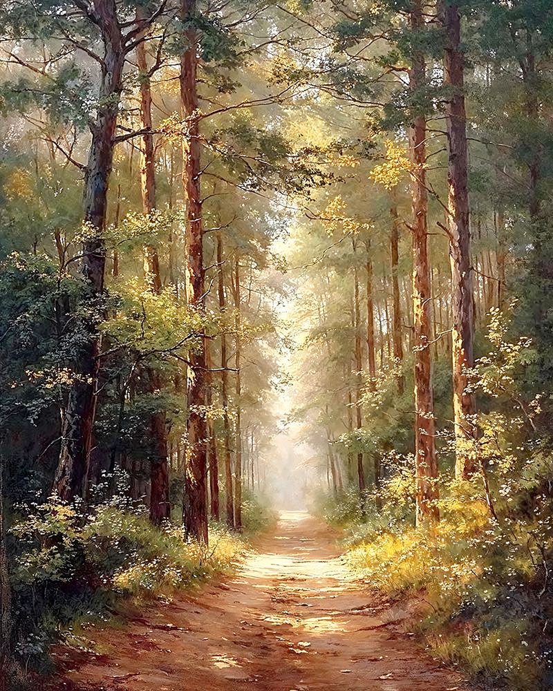 Long Path in High Tree Forest by F. Abderrahim