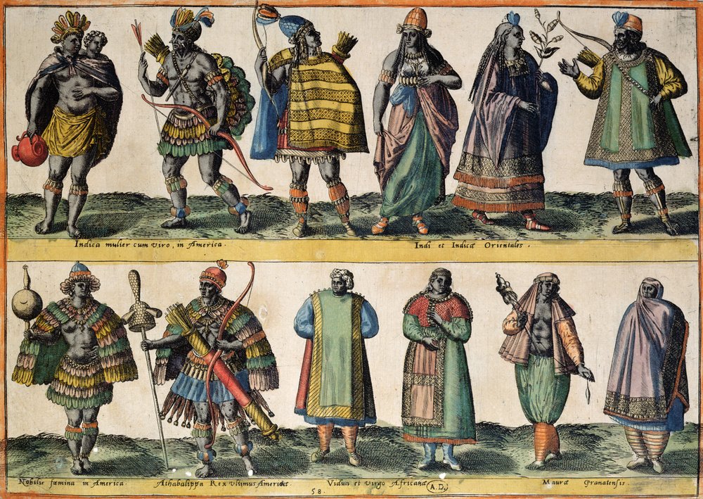 North American Indians, Indian and Oriental Costumes, South American ...