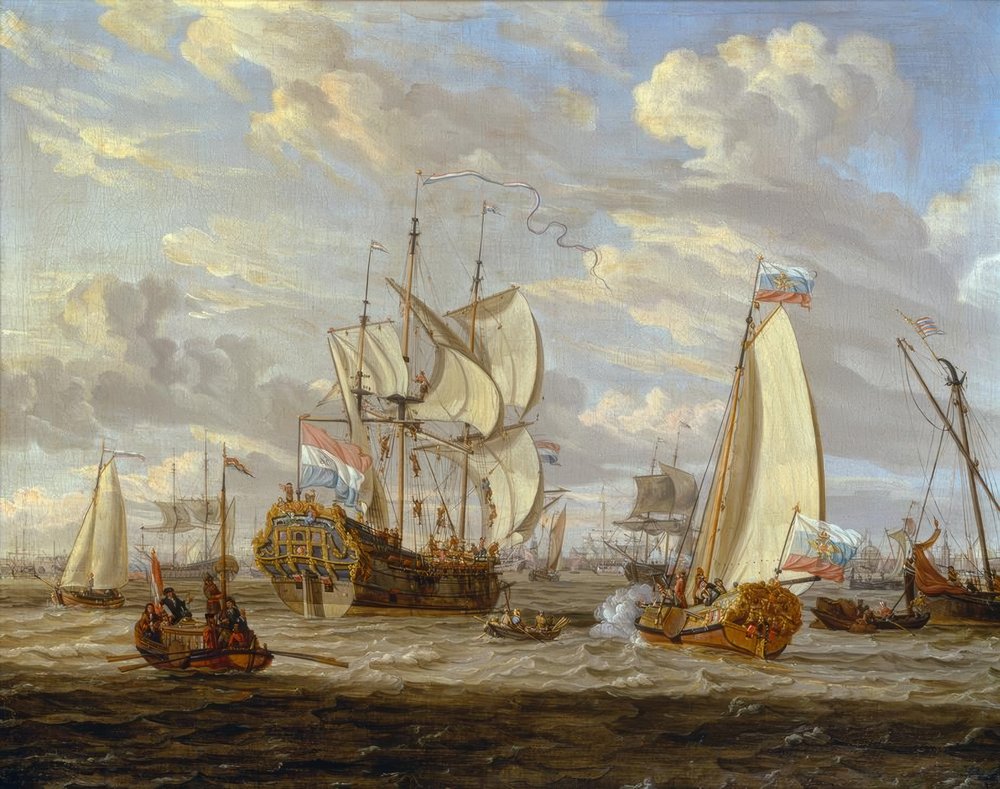 Peter the Great Inspects the Ship 'Peter and Paul'