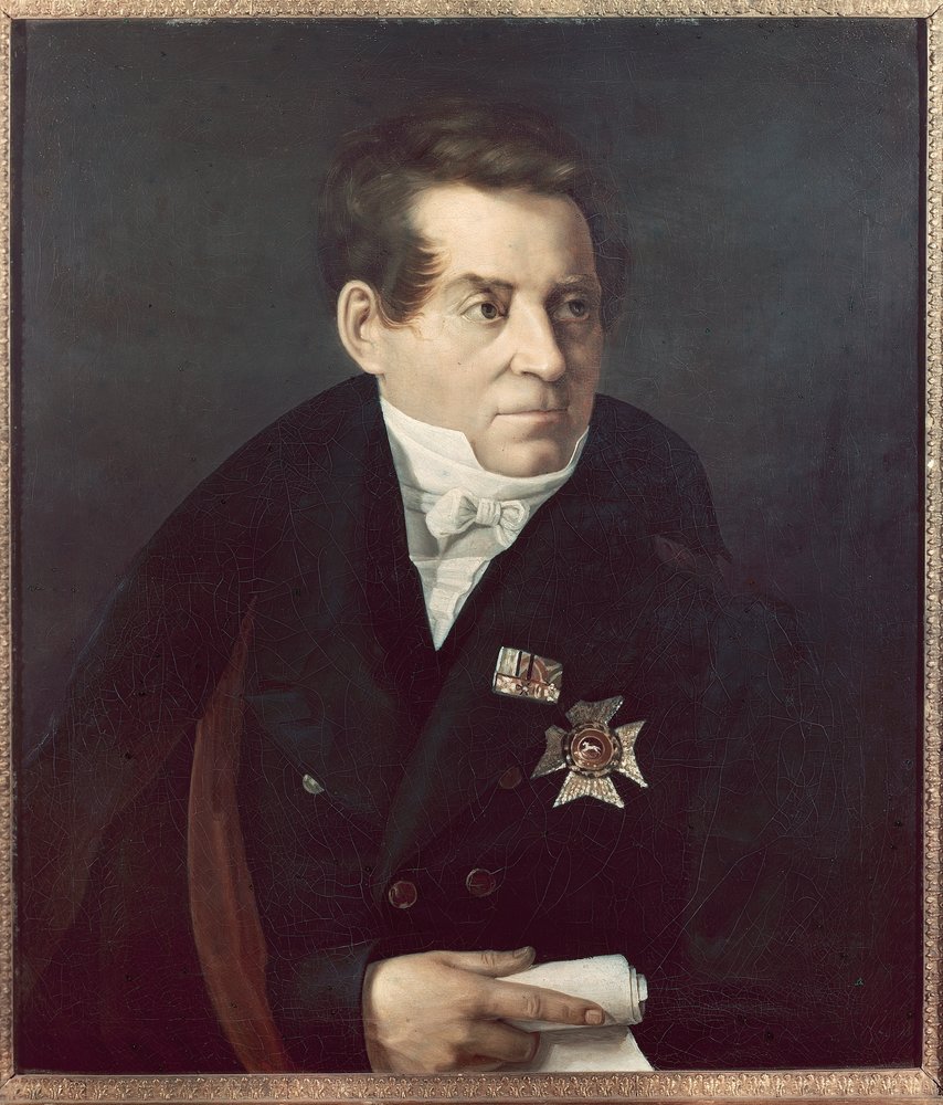 Portrait of August Wilhelm von Schlegel by Adolf Hohneck