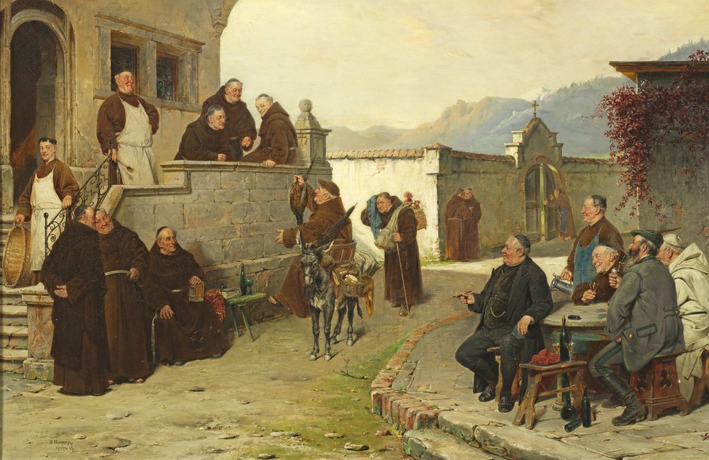 Arrival of the Mendicant Monks at the Monastery