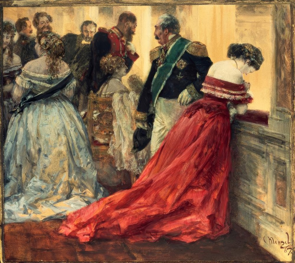 Ball Scene by Adolph Menzel: High-quality fine art print