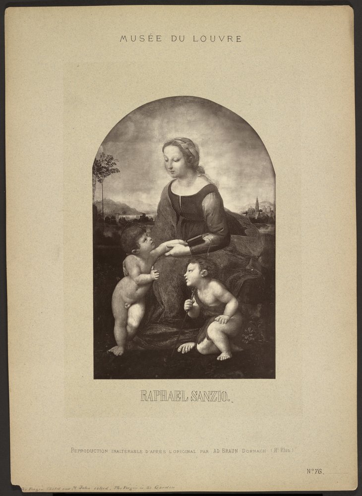 The Virgin in the Garden by Raphael, Louvre Museum