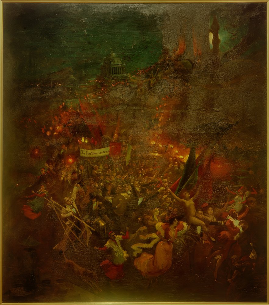 The Ball of the Quatz'Arts by Adolphe Leon Willette