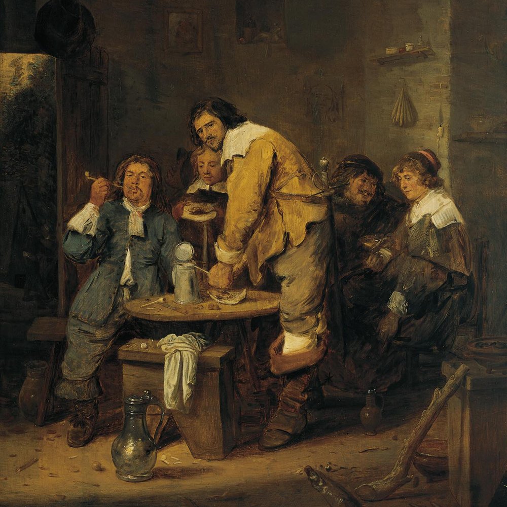 The Tobacco Inn by Adriaen Brouwer: Buy fine art print