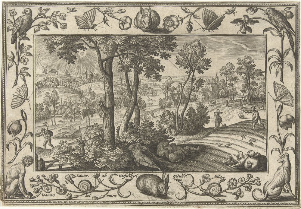Weeds Among the Wheat by Adriaen Collaert: Fine art print