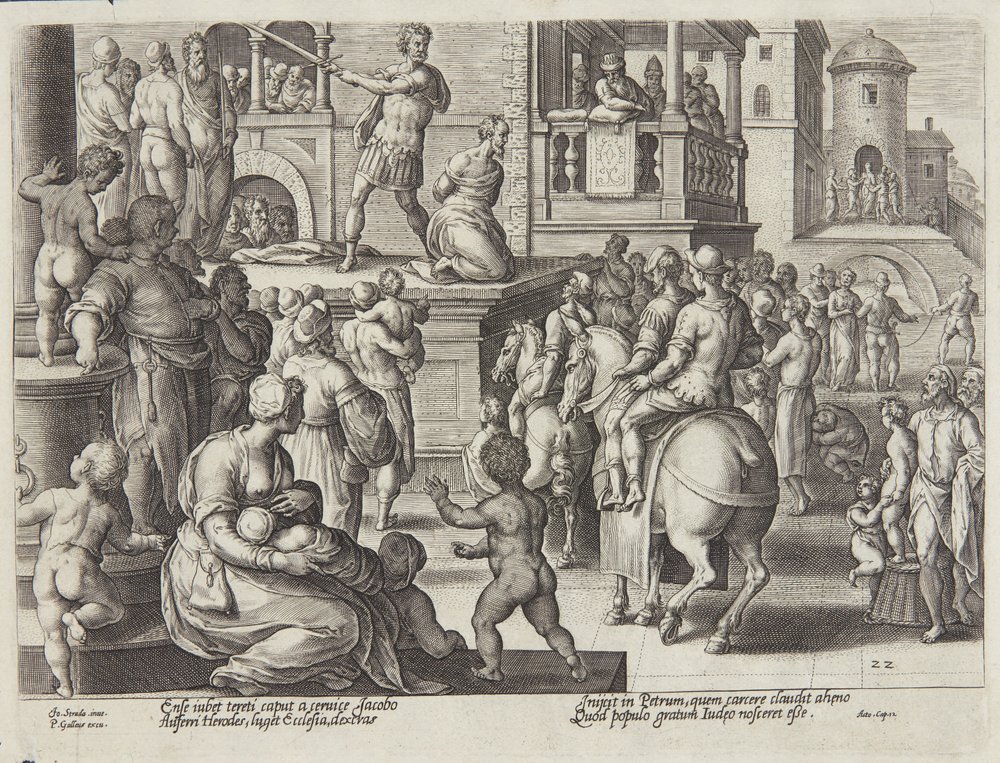 The Beheading of St. James by Adriaen Collaert