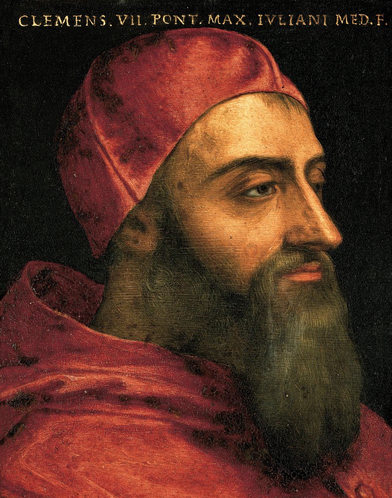 Portrait of Pope Clement VII by Agnolo Bronzino
