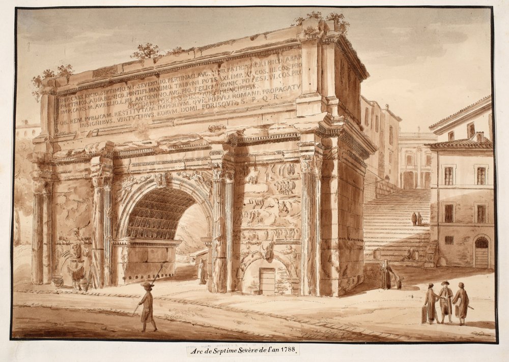 The Arch of Septimius Severus in the Year 1788, 1833