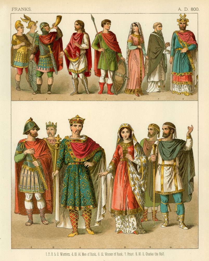 Franks 800 AD by Albert Kretschmer: Buy fine art print