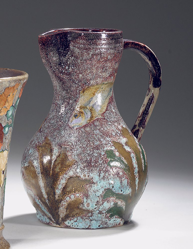 Aquatic Pitcher, Manufactured by Sevres, c.1900