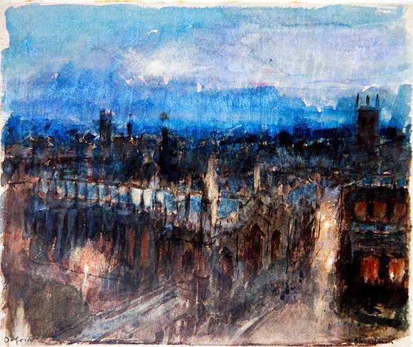 Oxford by Albert Goodwin: Highest-quality art reproduction
