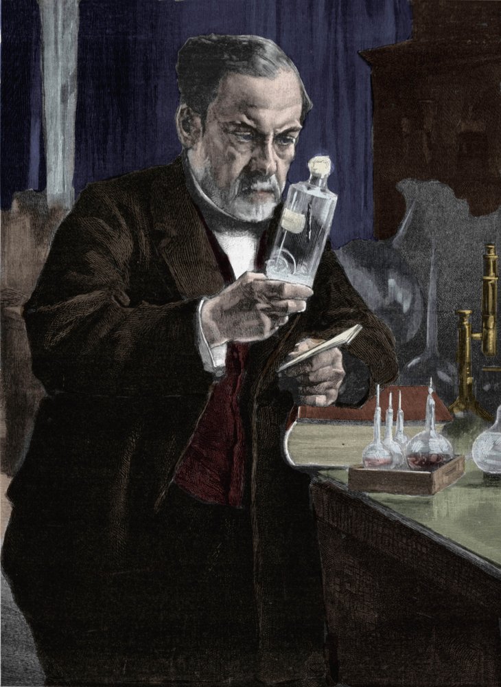 Portrait of Louis Pasteur, French chemist and biologist. From the ...