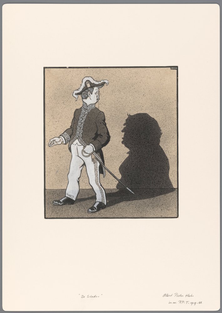 Design for a Political Cartoon: The Shadow