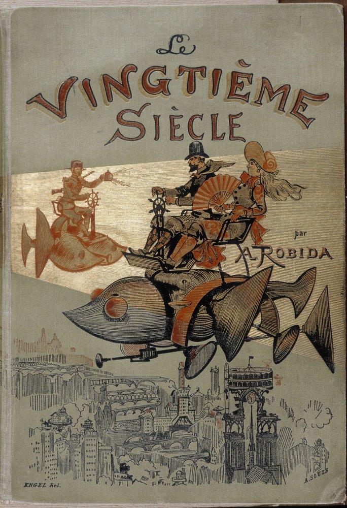 Cover of the Book 'The Twentieth Century' by Robida