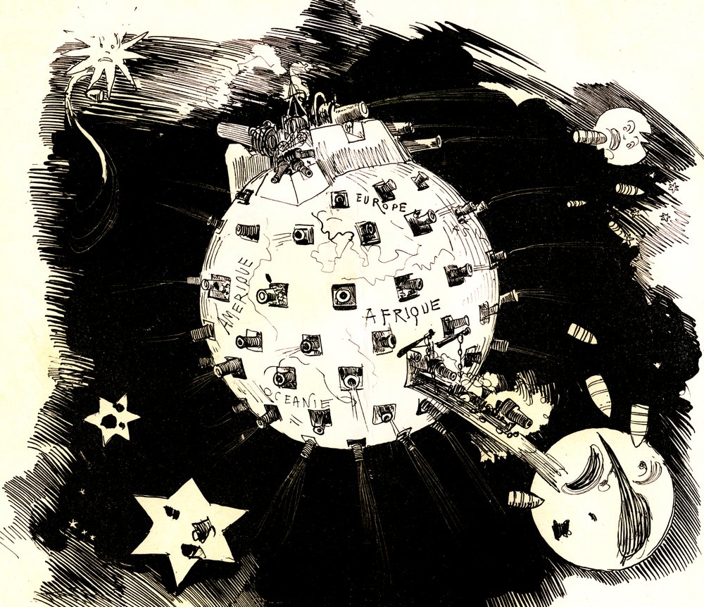 Planet Earth at War by Albert Robida: Buy fine art print