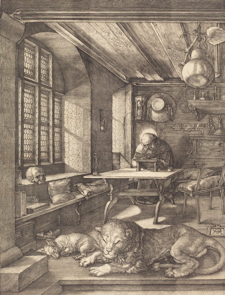 Saint Jerome in His Study by Albrecht Dürer