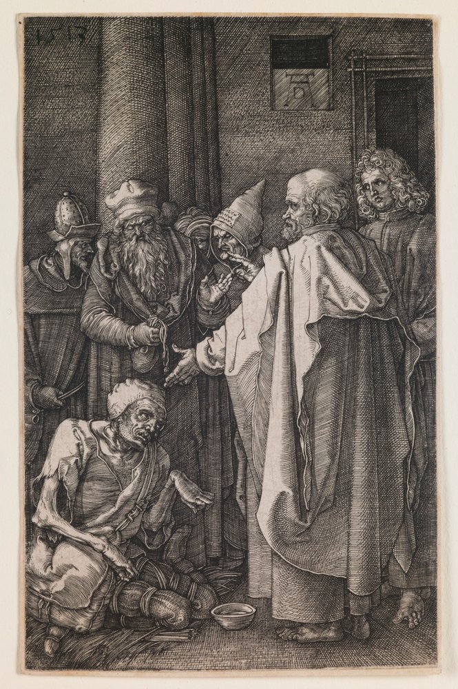 St. Peter and St. John at the Gate of the Temple
