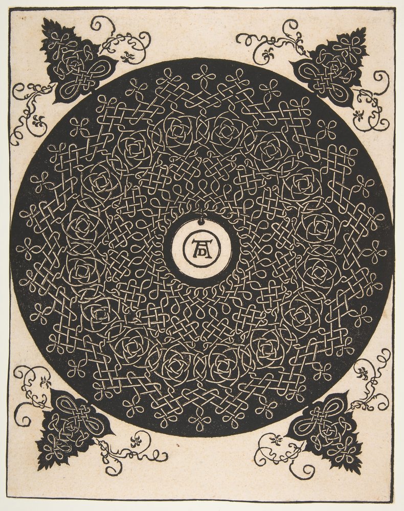 The Fourth Knot. Interlaced Roundel with a Round Medallion in its ...