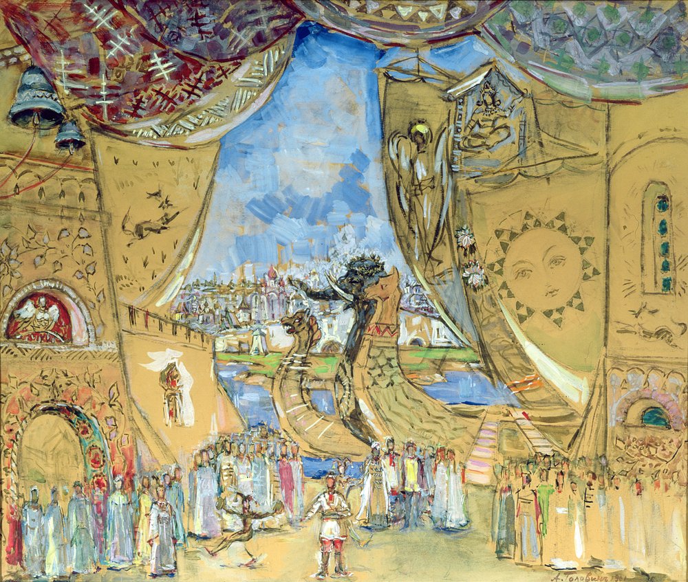 Stage Design for the Opera 'Sadko' by N. Rimsky-Korsakov, 1901