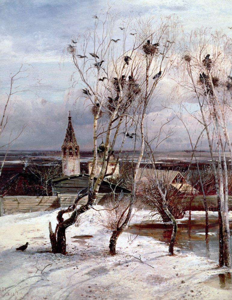 The Rooks Have Returned by Alexei Kondratjewitsch Sawrassow