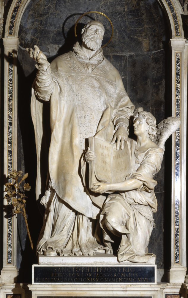Saint Philip Neri with an Angel by Alessandro Algardi