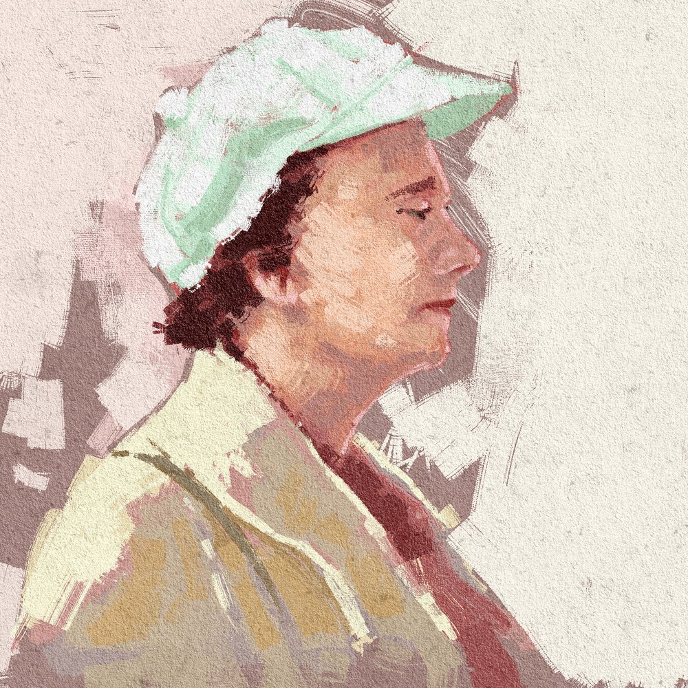 Portrait of Scientist Rachel Carson by Alessandro Lonati