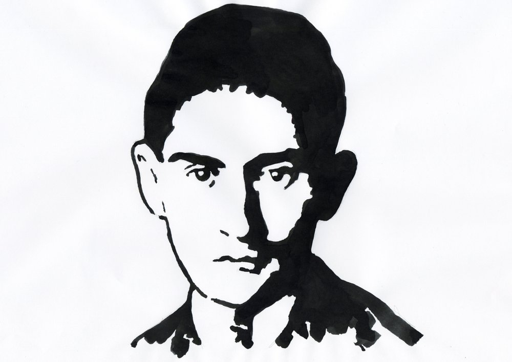 Portrait of Franz Kafka by Alessandro Lonati