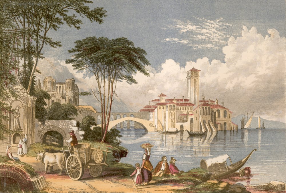 Illustration for Wordsworth's After Leaving Italy