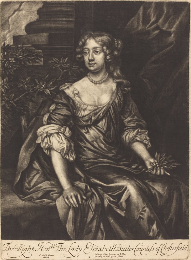 The Right Honorable Lady Elizabeth Butler, Countess of Chesterfield