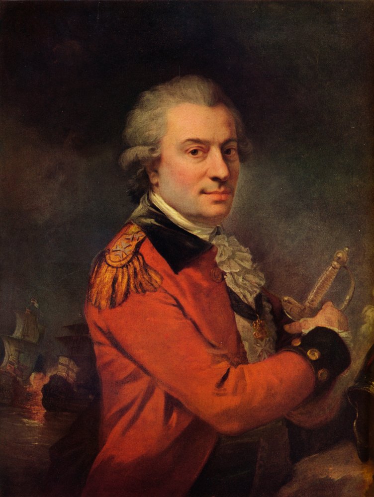 Portrait of Admiral De Suffren by Alexander Roslin