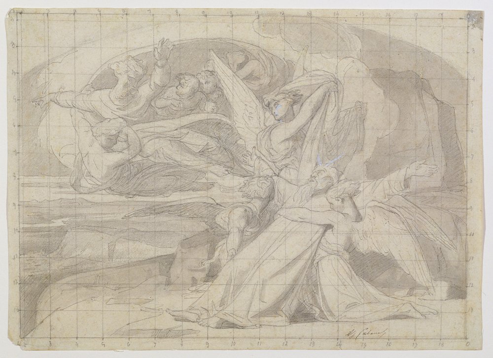 Study for The Death of Moses by Alexandre Cabanel
