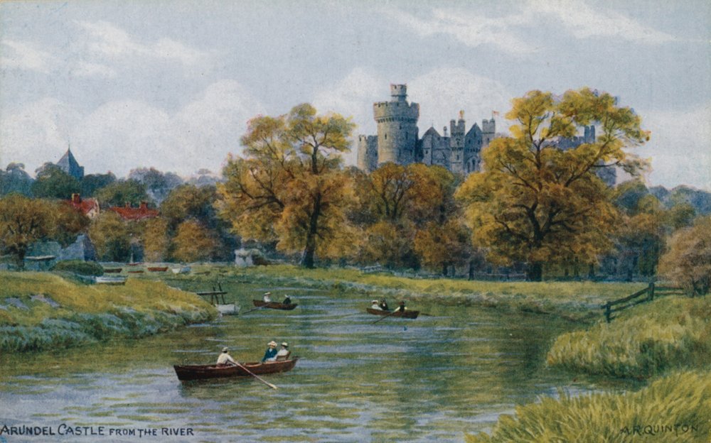Arundel Castle by Alfred Robert Quinton: Fine art print