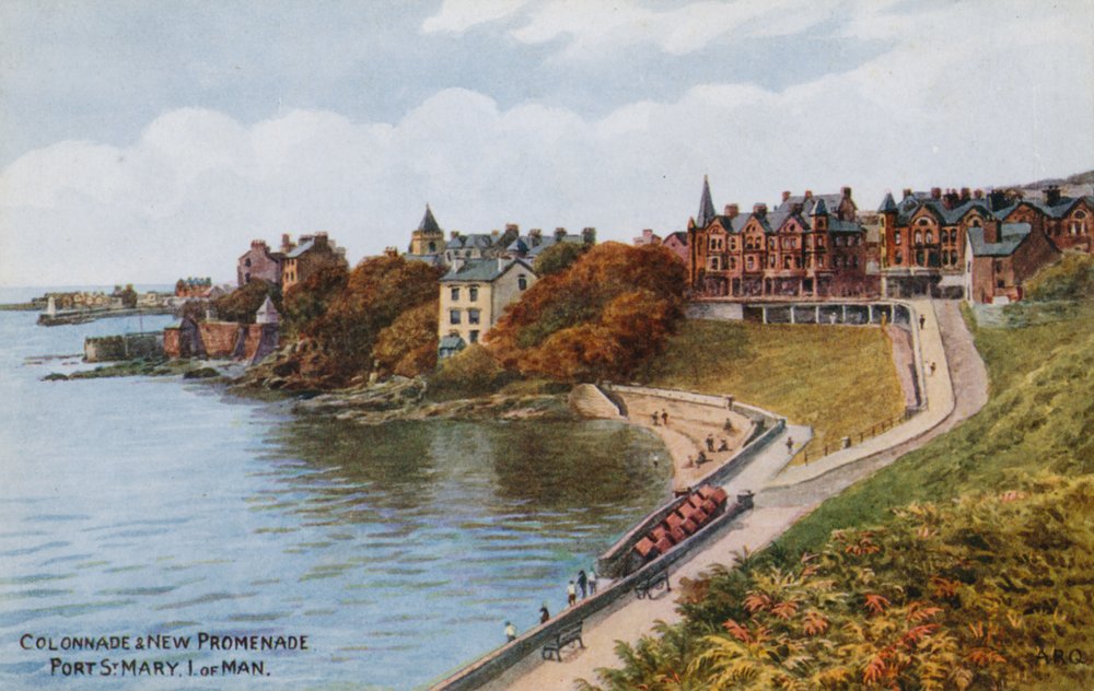Colonnade and New Promenade, Port St Mary, Isle of Man