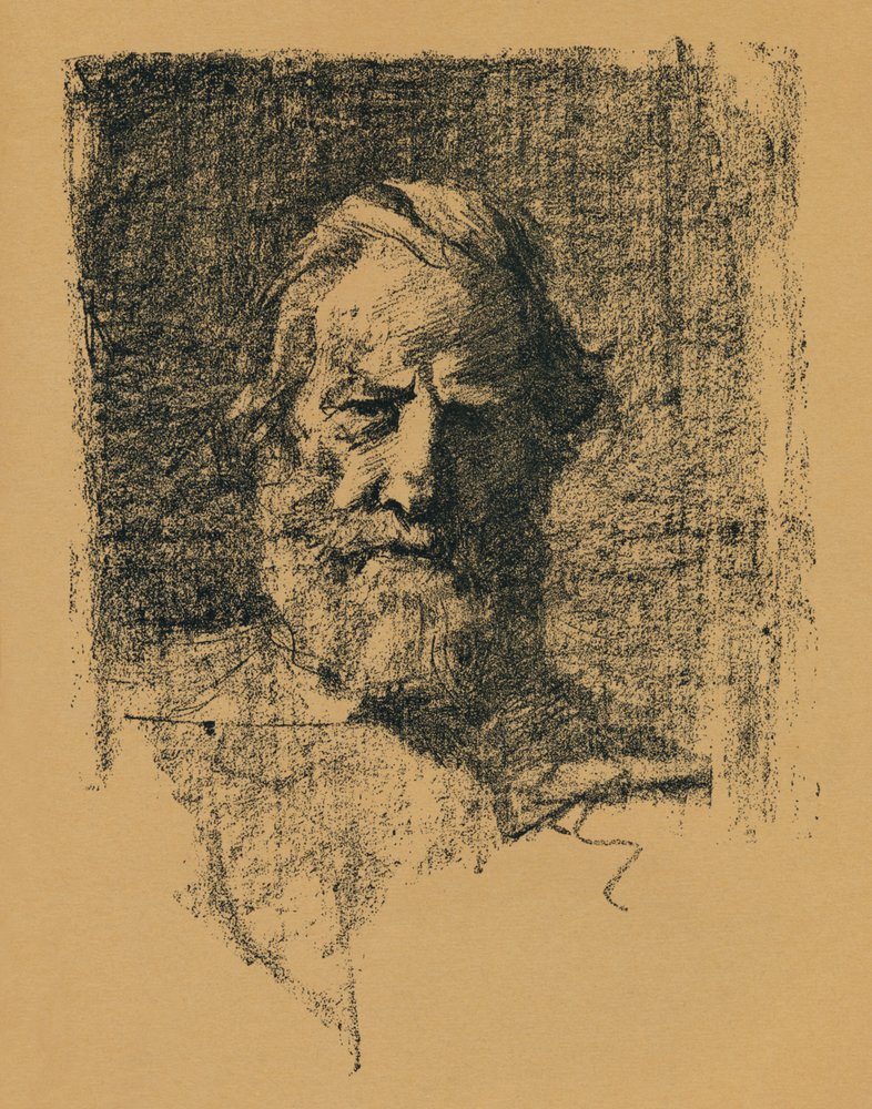 Portrait Sketch, c1895, 1896 by Alfred Hartley