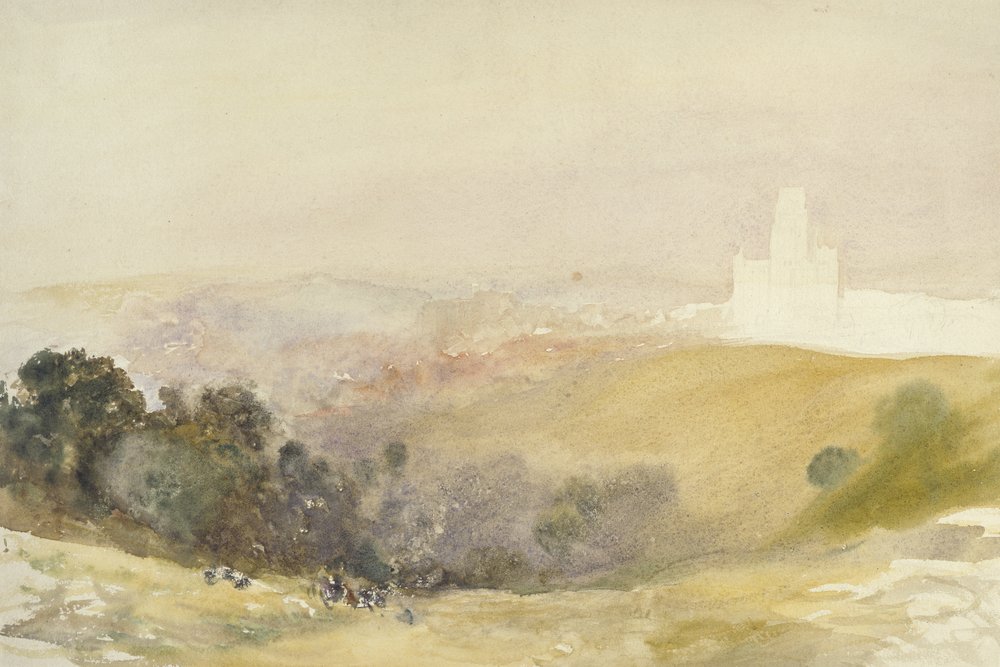 Durham from the Red Hills by Alfred William Hunt