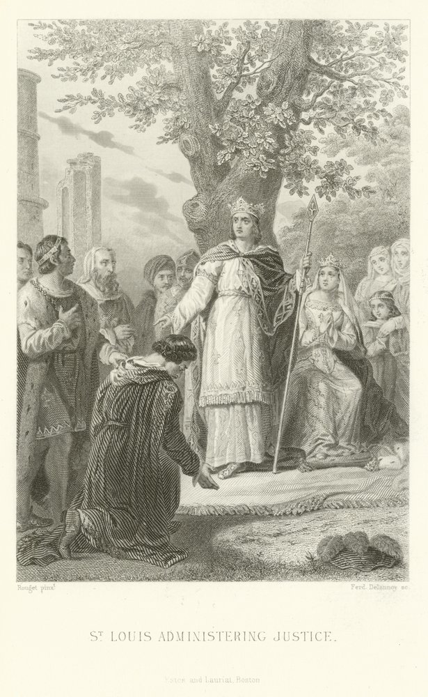St Louis Administering Justice by Alphonse Marie de Neuville