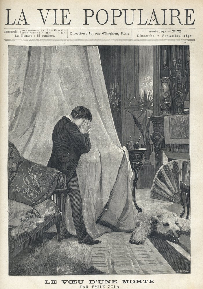 A man weeps, hiding his tears and his face in a handkerchief, standing ...