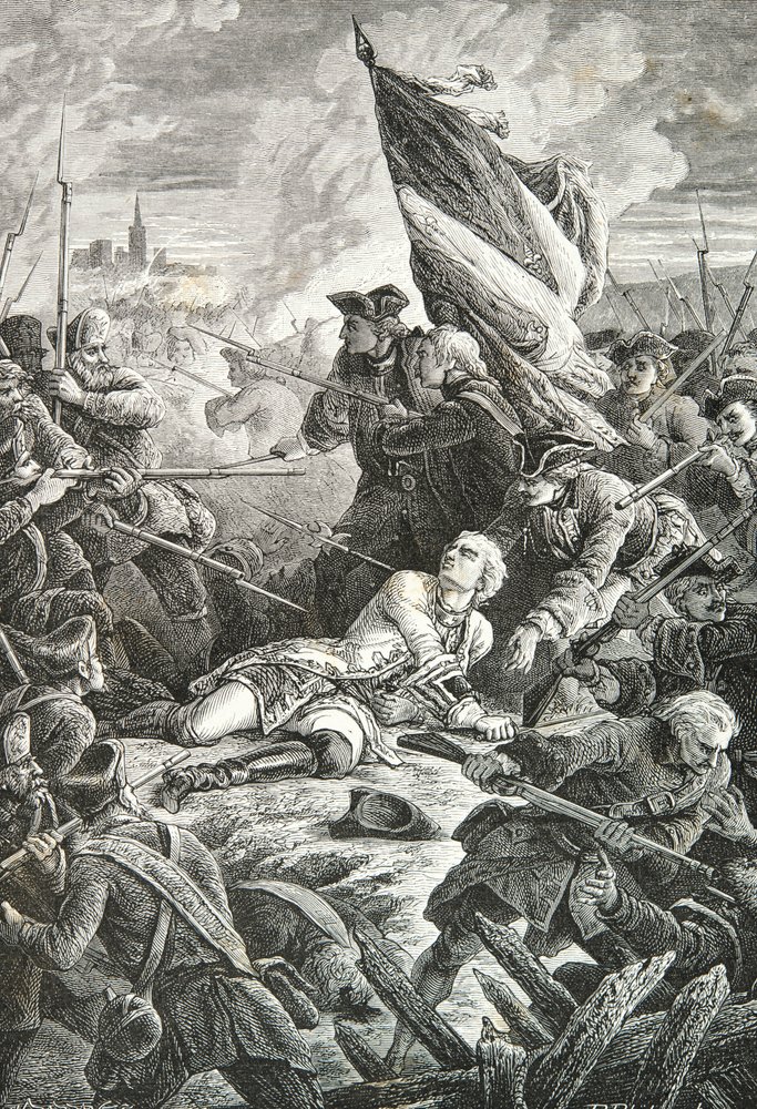 Death of Louis de Bréhan before Danzig