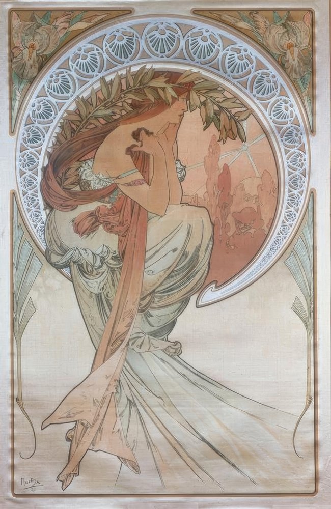 The Poetry by Alphonse Mucha: Buy fine art print