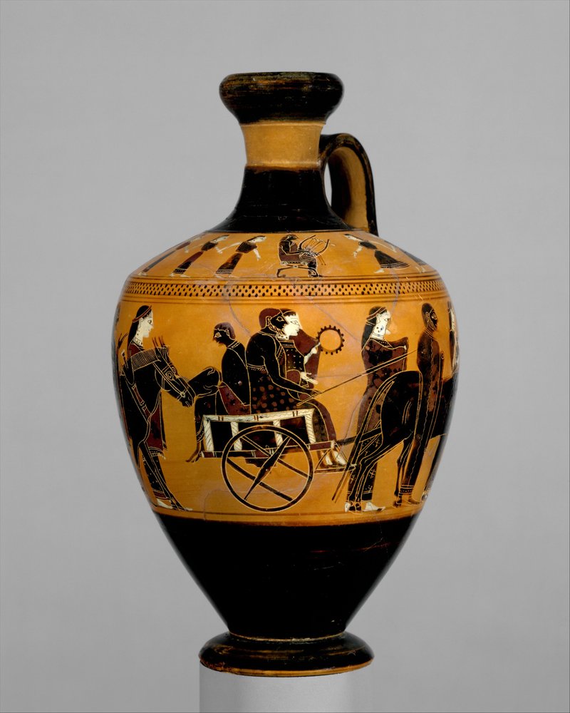 Terracotta Lekythos by Amasis Painter: Buy fine art print