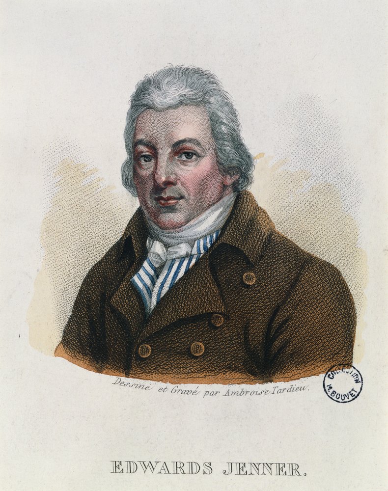 Portrait of Edward Jenner by Ambroise Tardieu